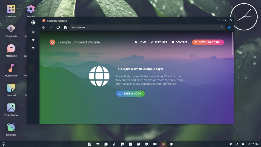 DreamOS - Modern OS UI