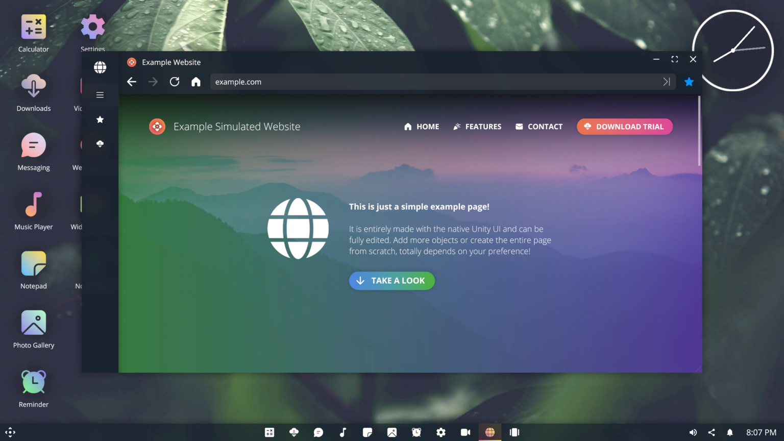 DreamOS - Modern OS UI