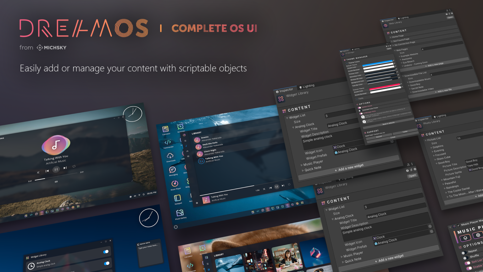 DreamOS - Modern OS UI