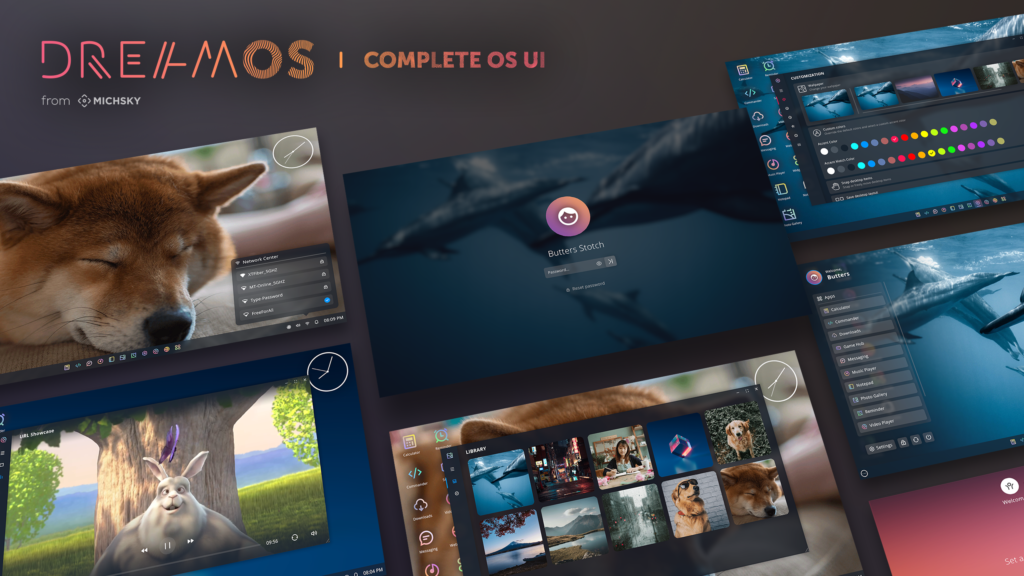 DreamOS - Modern OS UI