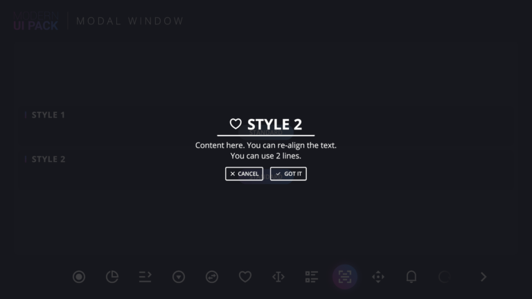 Modern UI Pack - Michsky