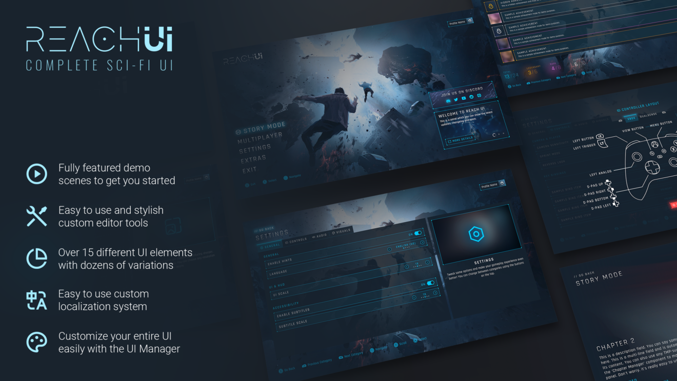 Reach - Complete Sci-Fi UI