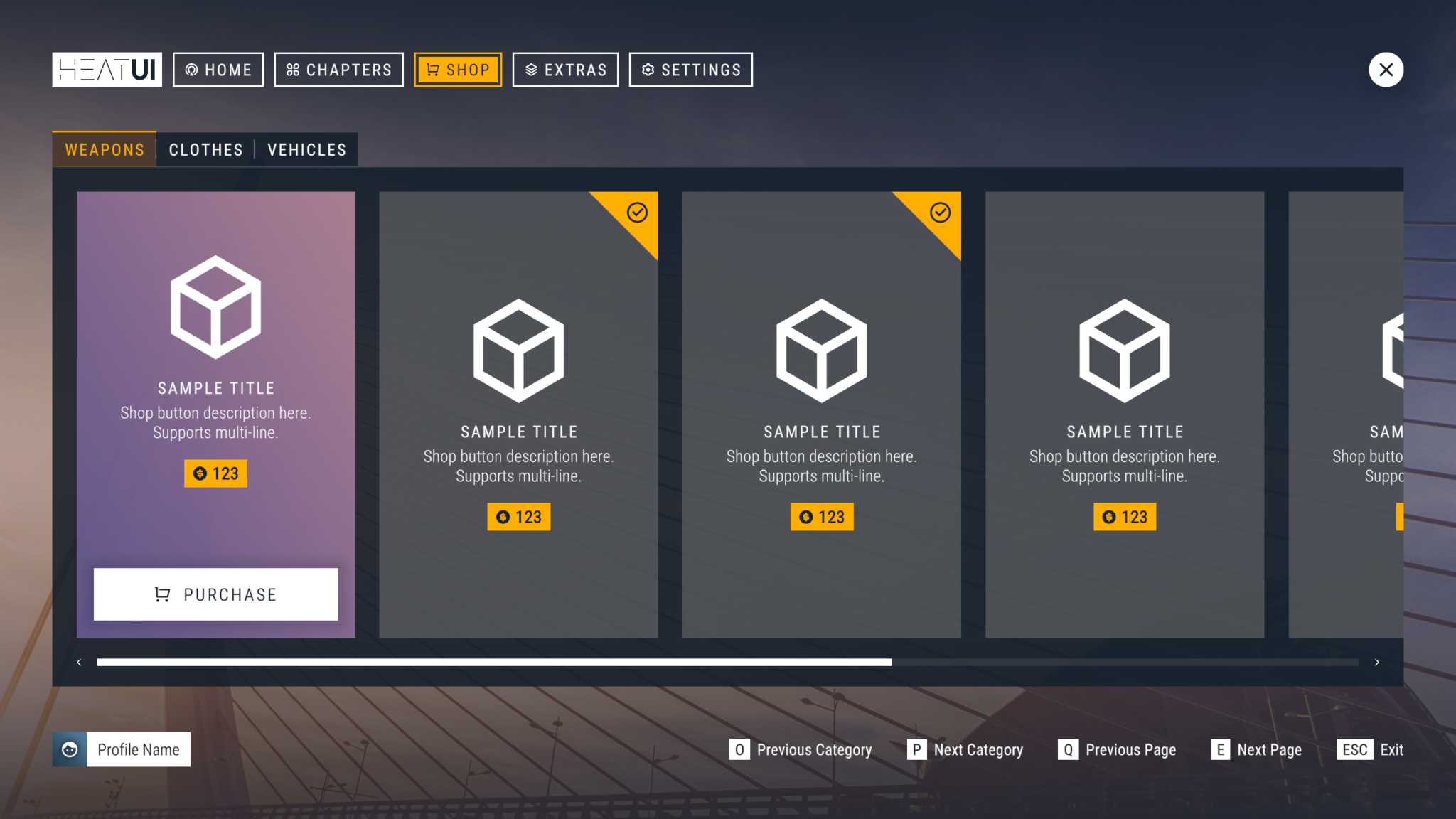 Heat - Complete Modern UI - Michsky