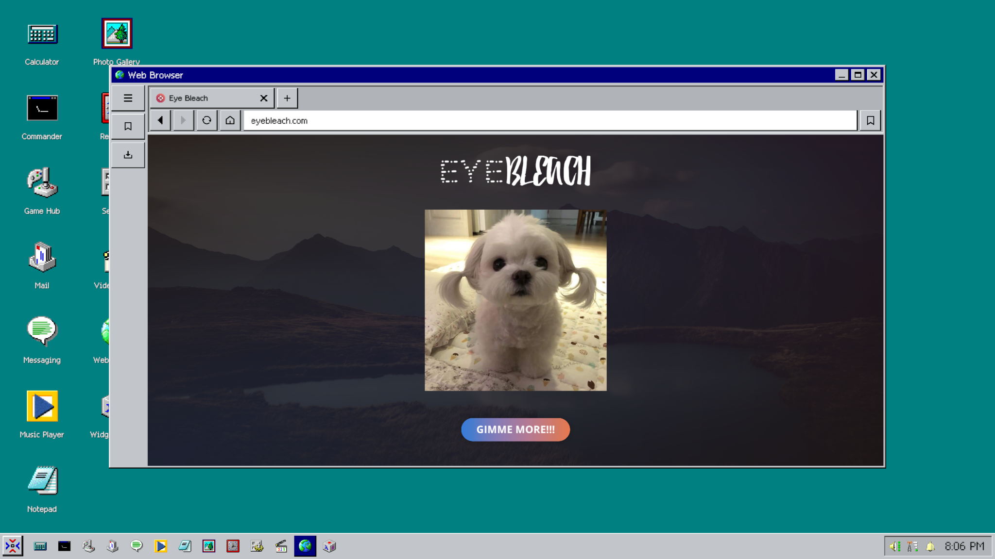 DreamOS - 90s Desktop OS UI