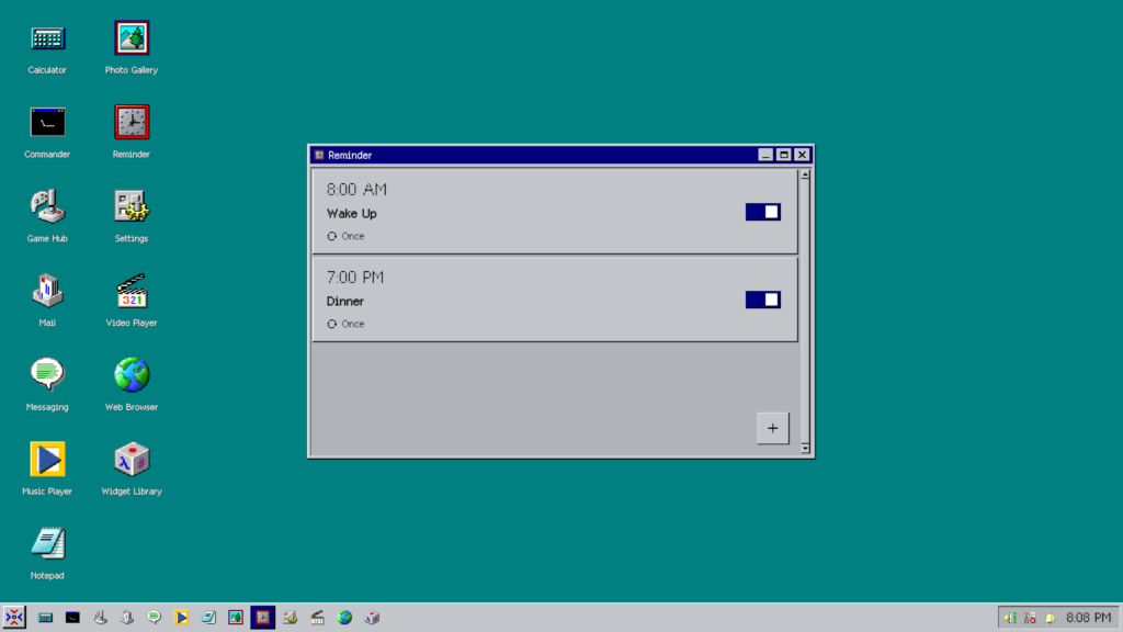 DreamOS - 90s Desktop OS UI