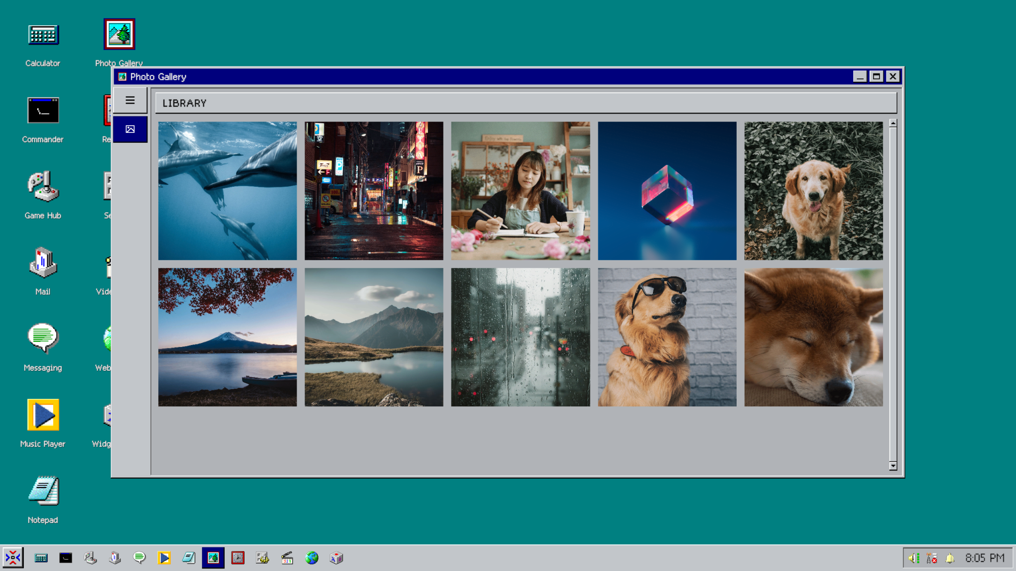 DreamOS - 90s Desktop OS UI