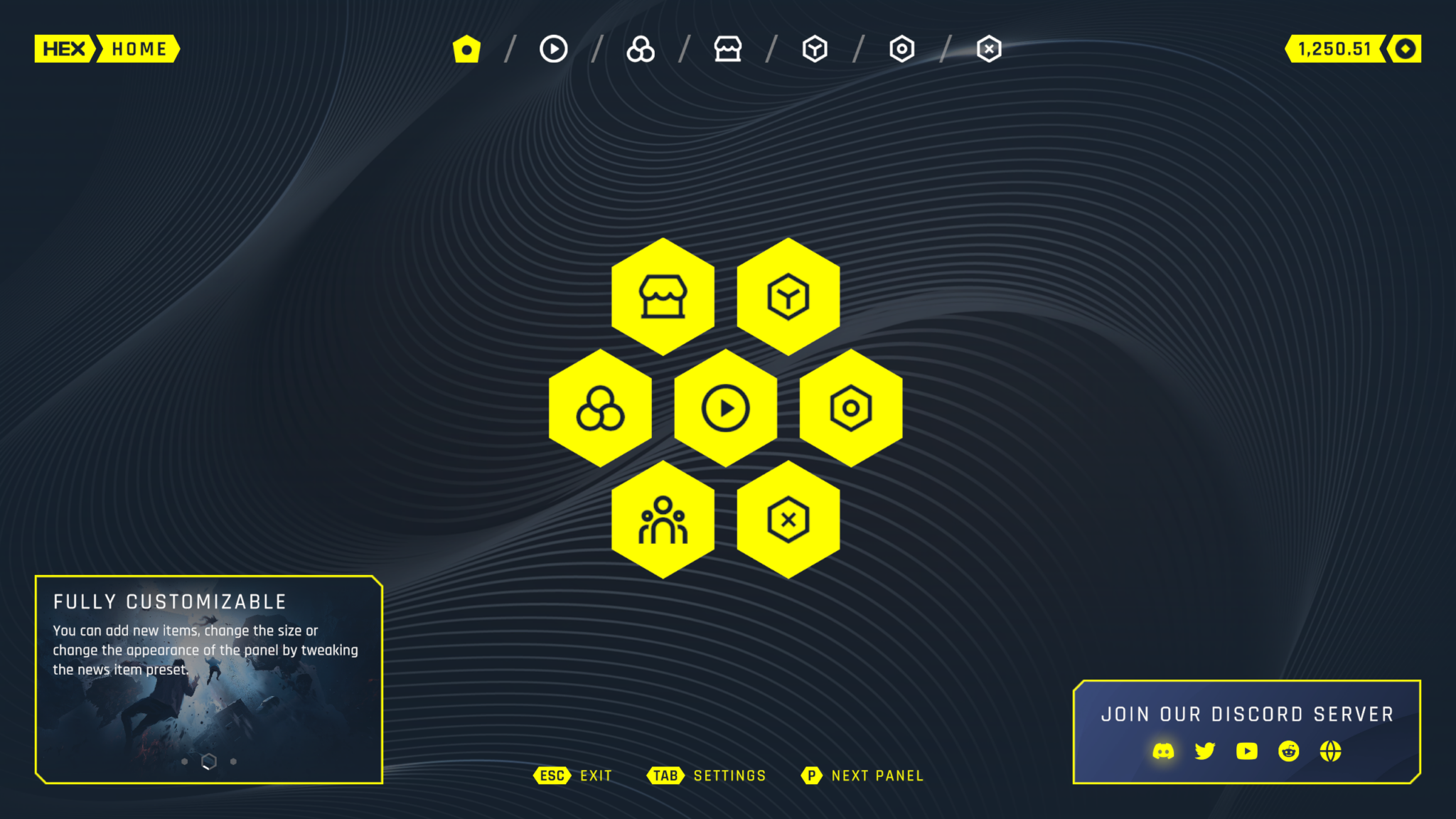 Hex - Complete Stylish UI