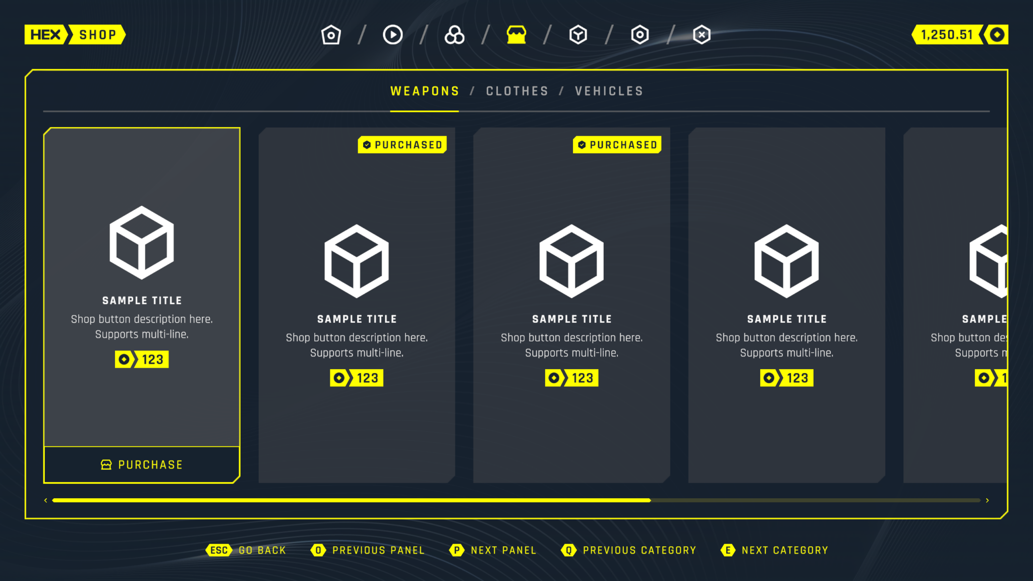 Hex - Complete Stylish UI